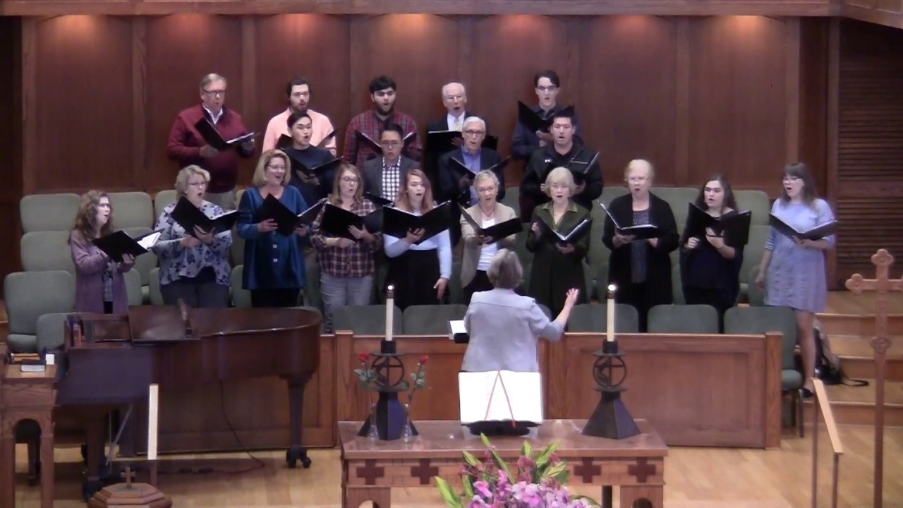 01-19-20 11:00 Anthem "Praise the Lord" (W. A. Mozart) -- Chancel Choir ...