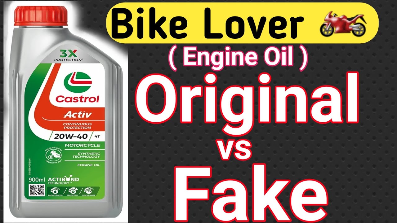 Original Vs Fake ️ | Engine Oil | #100 % Pure#lifehacker710 - YouTube