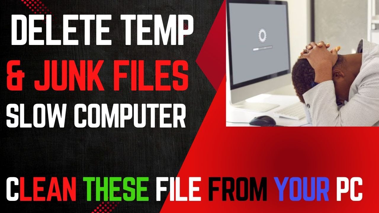 Laptop Pc se faltu files delete kaise kare | How to delete temporary ...