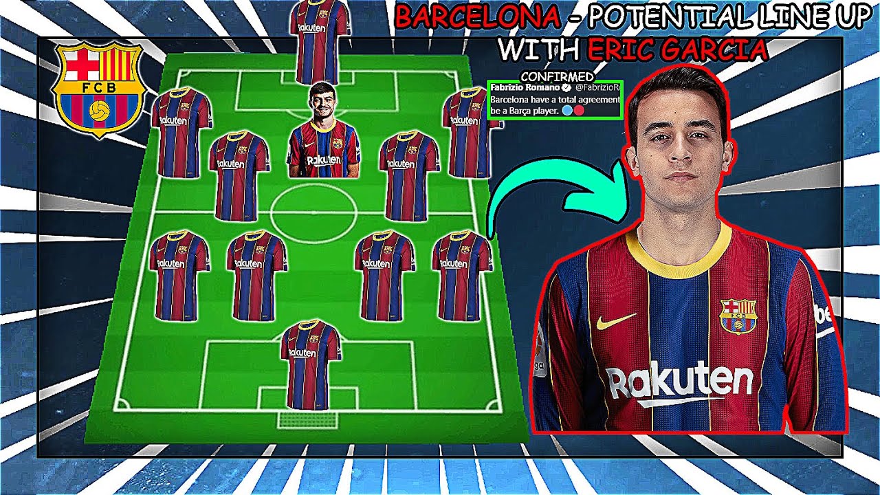 BARCELONA - Potential Line Up With Eric Garcia and Pedri (2021) - YouTube