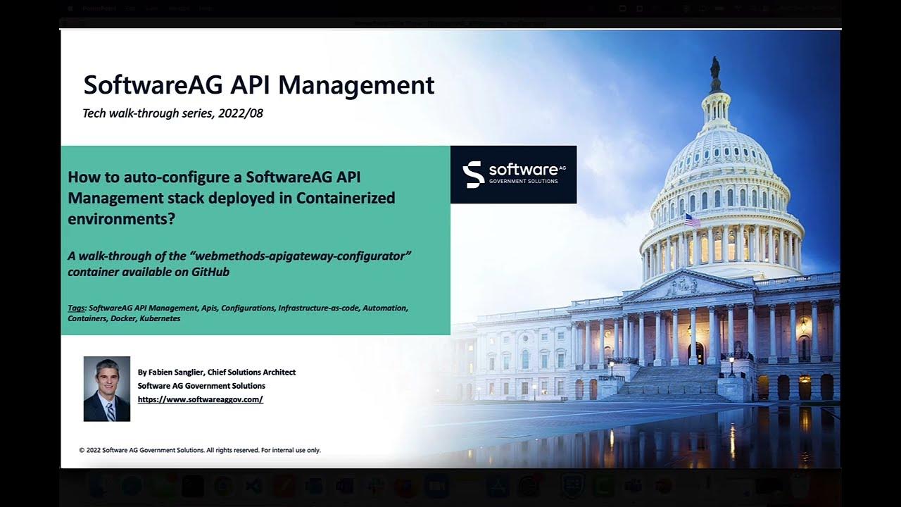 How to auto-configure a SoftwareAG API Management stack deployed in containerized environments ...