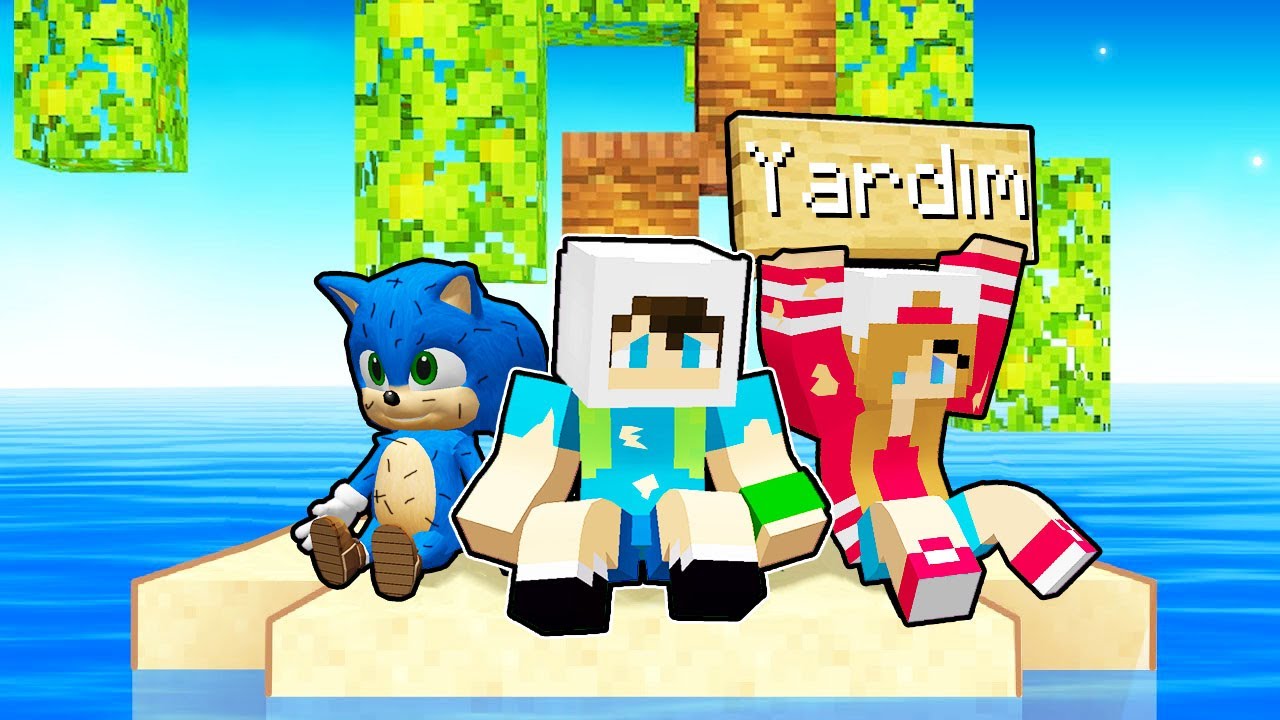 ISSIZ ADADA MAHSUR KALDIK 🌴 ENES ARSLAN Minecraft - YouTube