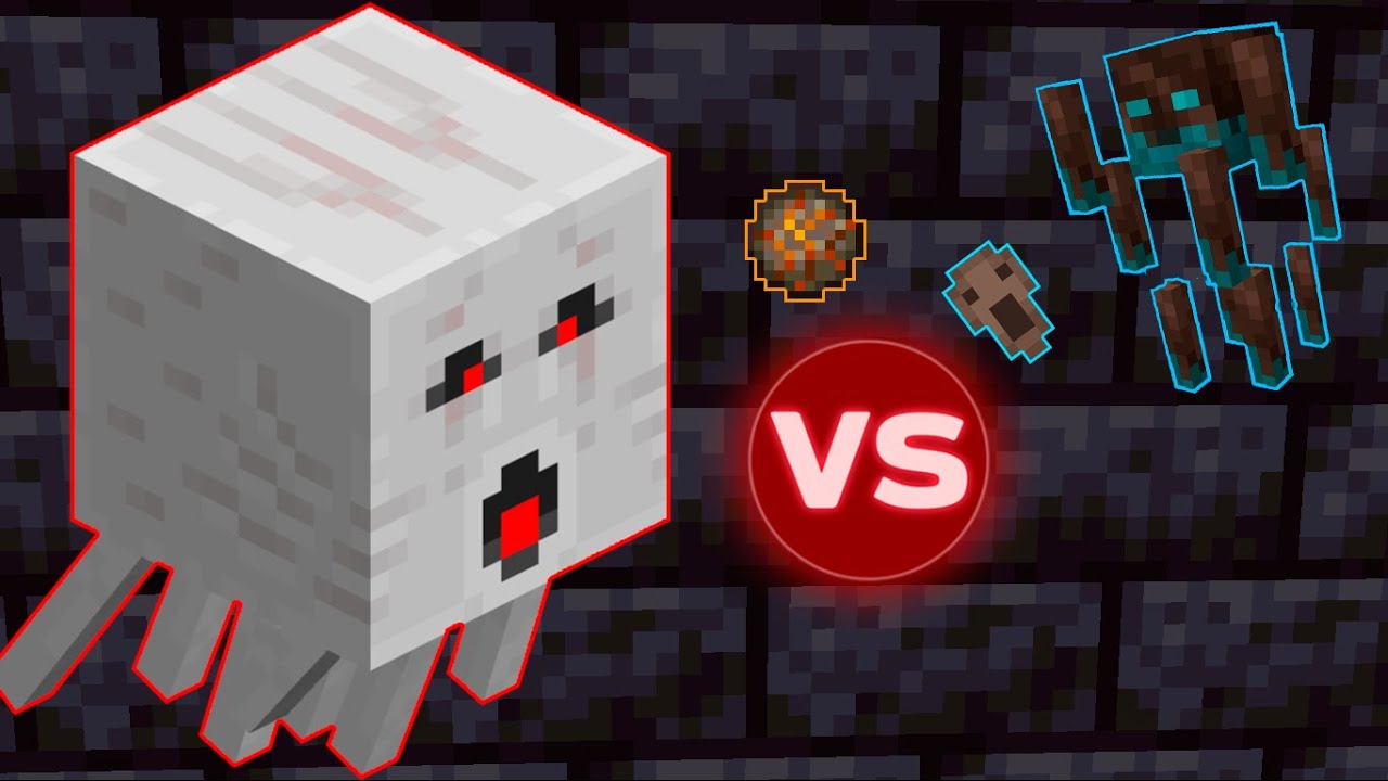 Ghast vs Soul Blaze - Minecraft Mob Battle 1.16.2 (Ghast is bombing ...