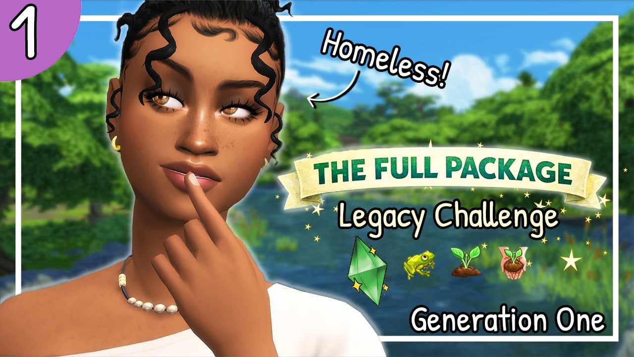 🌈 A FRESH START... • Ep 1 • The Sims 4: The Full Package Legacy 🌈 - YouTube
