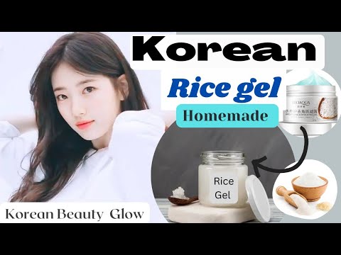 korean Diy 'Hydra Gel At Home|homemade Rice gel For glass skin # ...