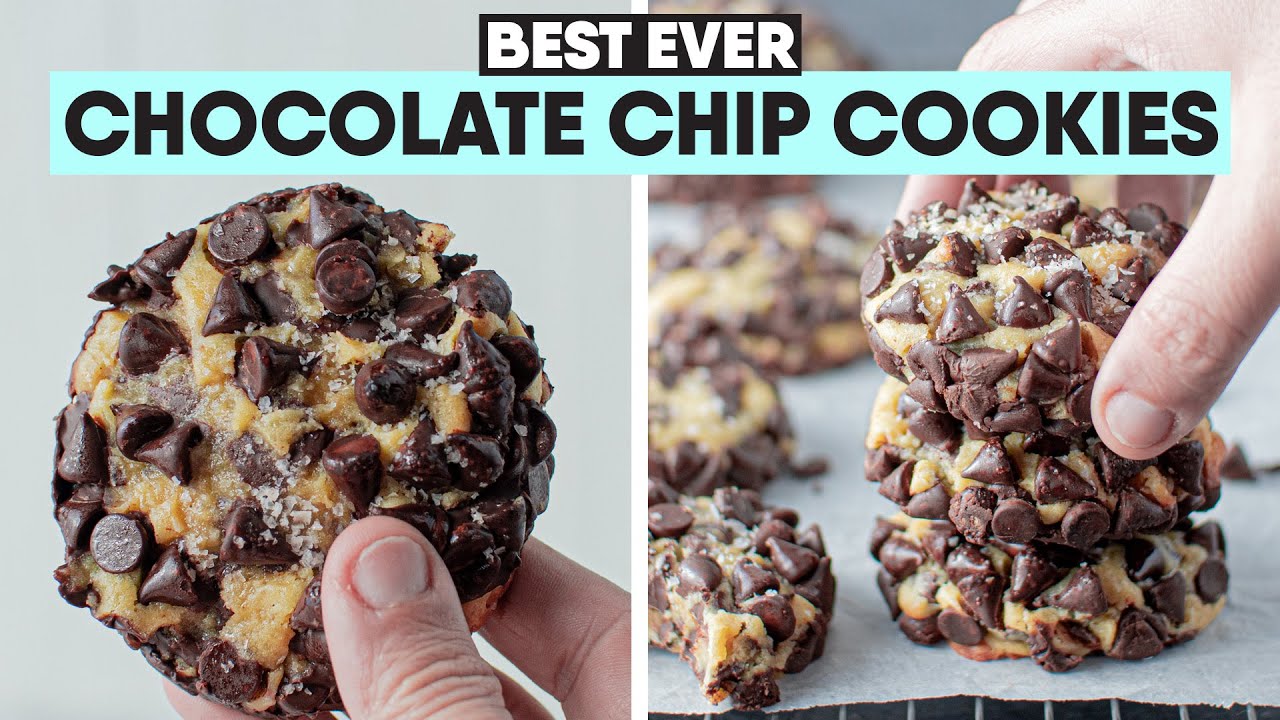 EASY Chocolate Chip Overload Cookies - The Scran Line - YouTube