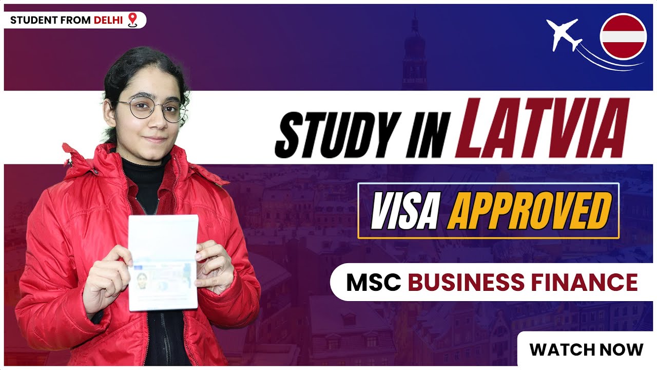 Malika #studyabroad Study Visa Approved for Latvia | MSc Business ...