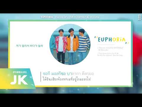 [Karaoke-Thaisub] Euphoria : Theme of LOVE YOURSELF 起 Wonder - BTS (방탄소년단) #89brฉั๊บฉั๊บ