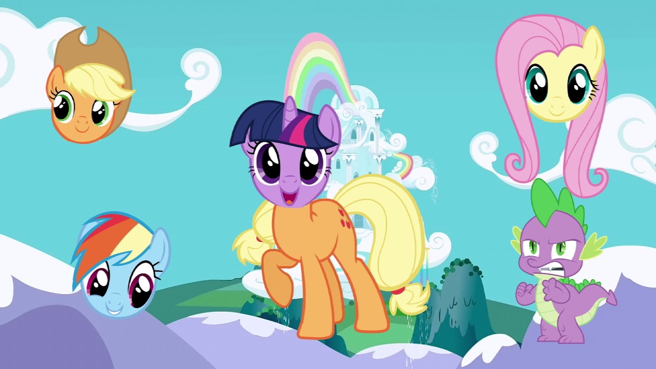 Wrong Heads My Little Pony Apple Jack Disney Princess MLP Finger Family ...