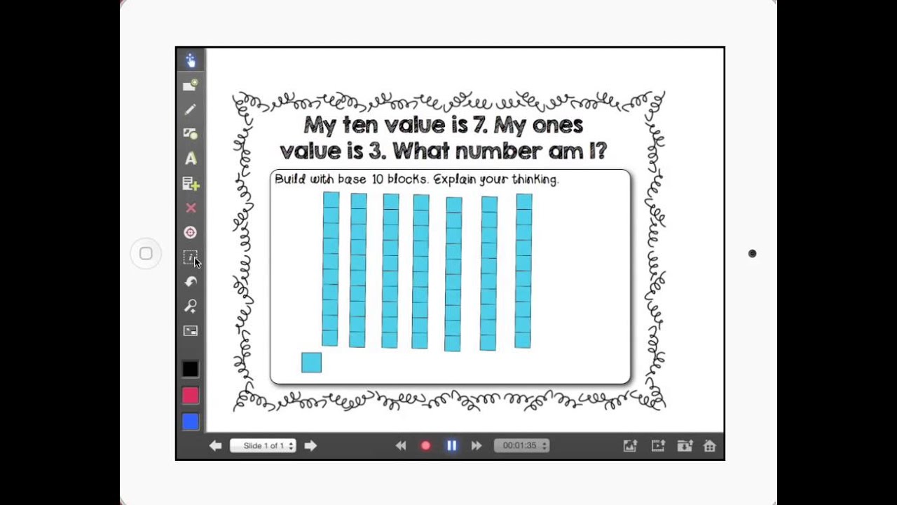Using Explain Everything for Daily Math - YouTube