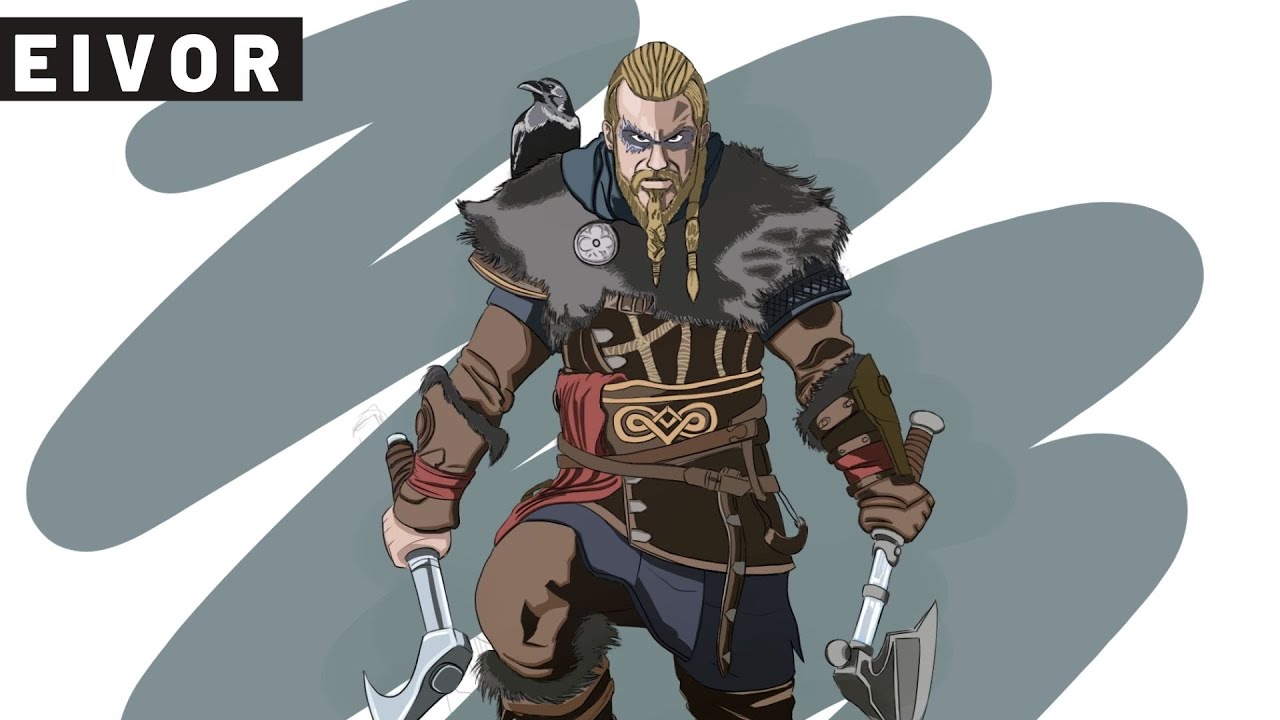 Drawing Assassin Creed Valhalla - YouTube