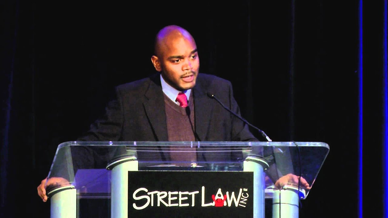 2012 Street Law Awards Dinner: closing remarks, Gerard Gregoire ...