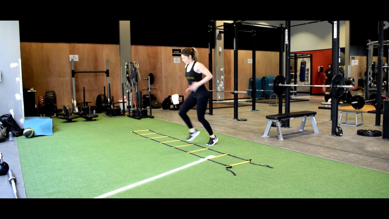 Exercise Library - Lateral - In in out out - YouTube