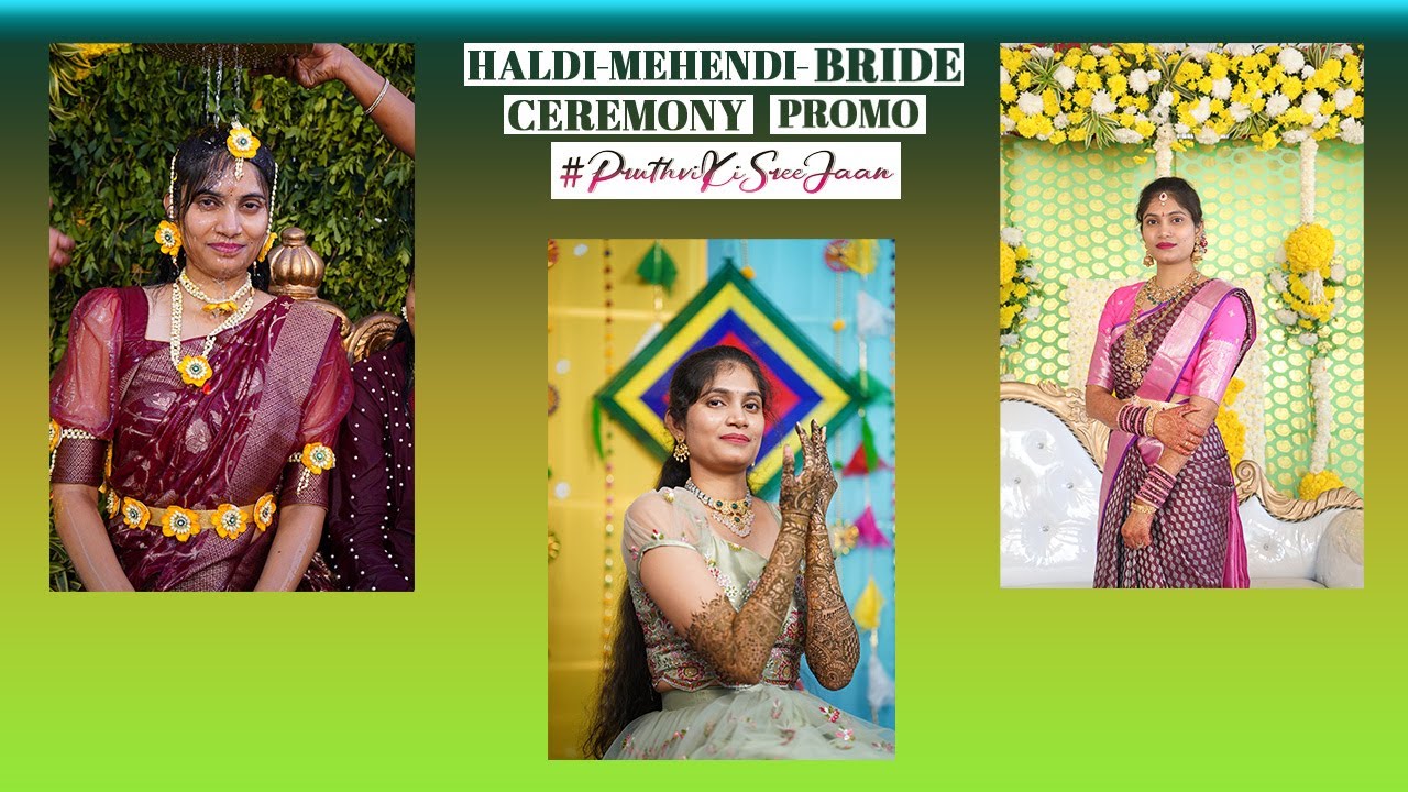 SREEJA REDDY | HALDI-MEHENDI-BRIDE CEREMONY PROMO | JOHN CLASSEN FILMS ...