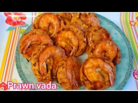 Prawn recipe prawn vada srilankan tasty vadai English&Tamil isso ...