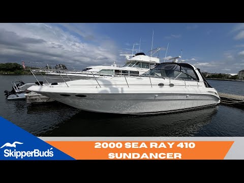 2000 Sea Ray 410 Sundancer Boat Tour SkipperBud's