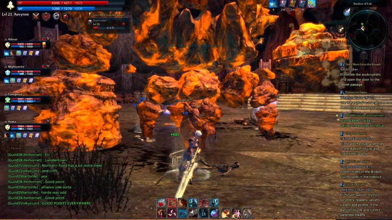 Tera Online Dungeon - Bastion of Lok [Full Dungeon] - YouTube
