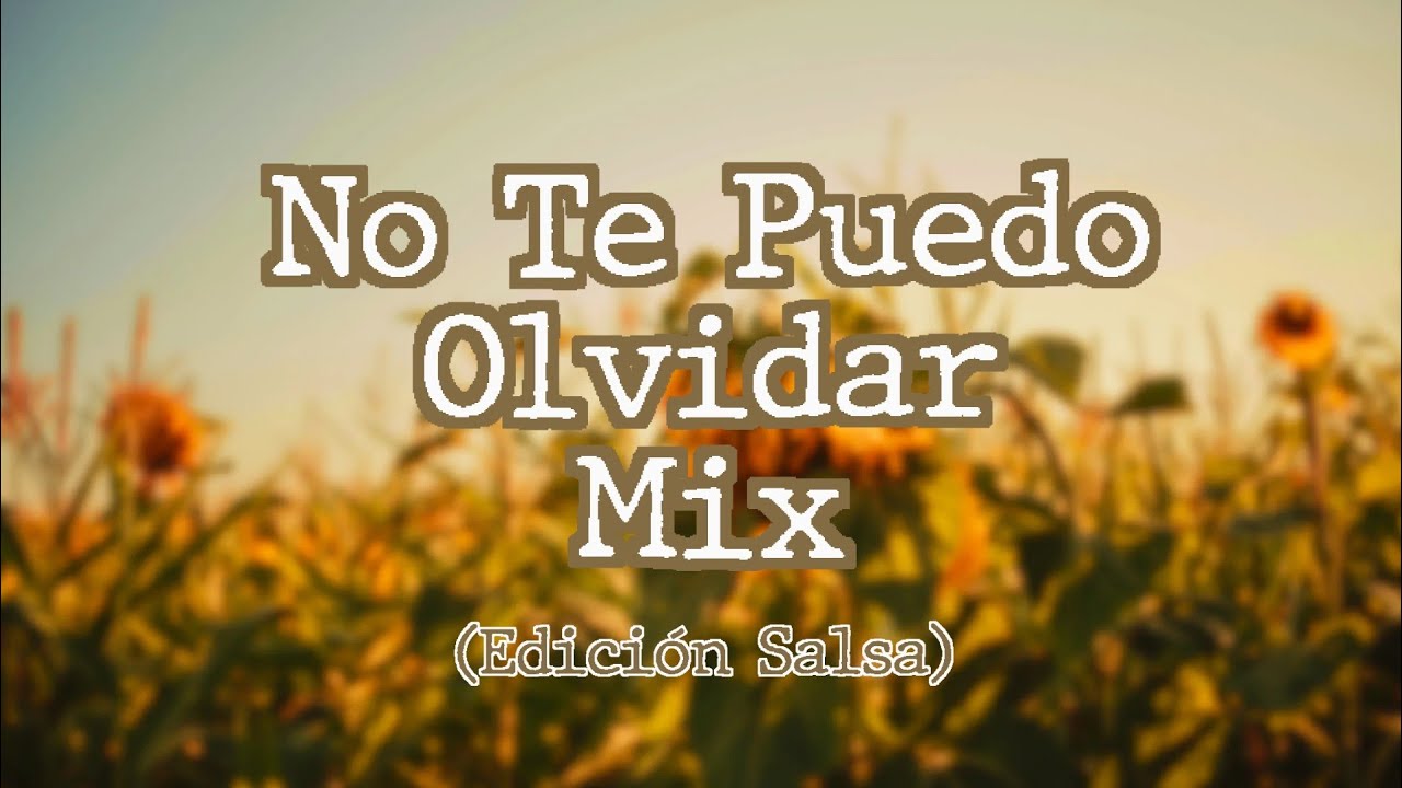 No Te Puedo Olvidar 🌻🫂 Mix (Edición Salsa 🎺) | Marc Anthony, Jerry ...