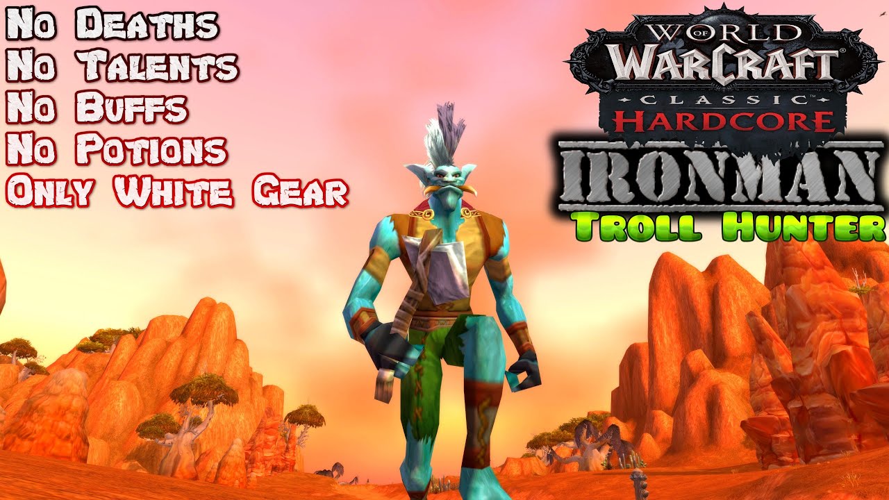 Classic Ironman Challenge - Troll Hunter - WoW Hardcore - Ep.2 - YouTube