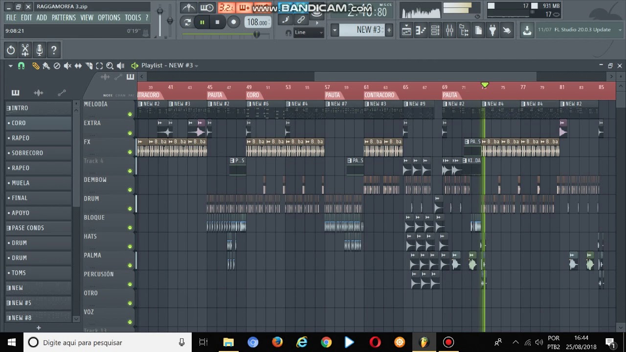 PISTA REGGAETON CUBANO REPARTERO RAGGAMORFA #03 Acordes - Chordify