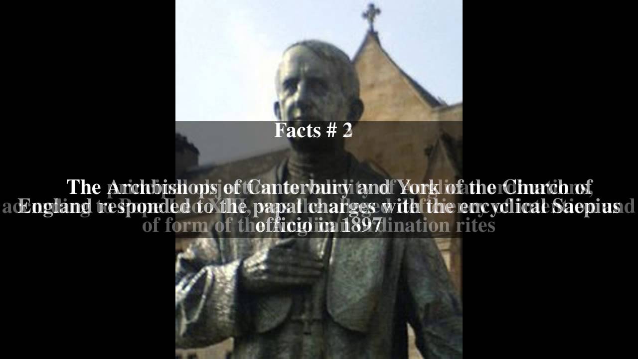 Apostolicae curae Top # 5 Facts - YouTube