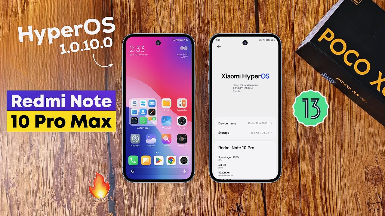 HyperOS 1.0.10.0 Update for Redmi Note 10 Pro (Android 13) - YouTube