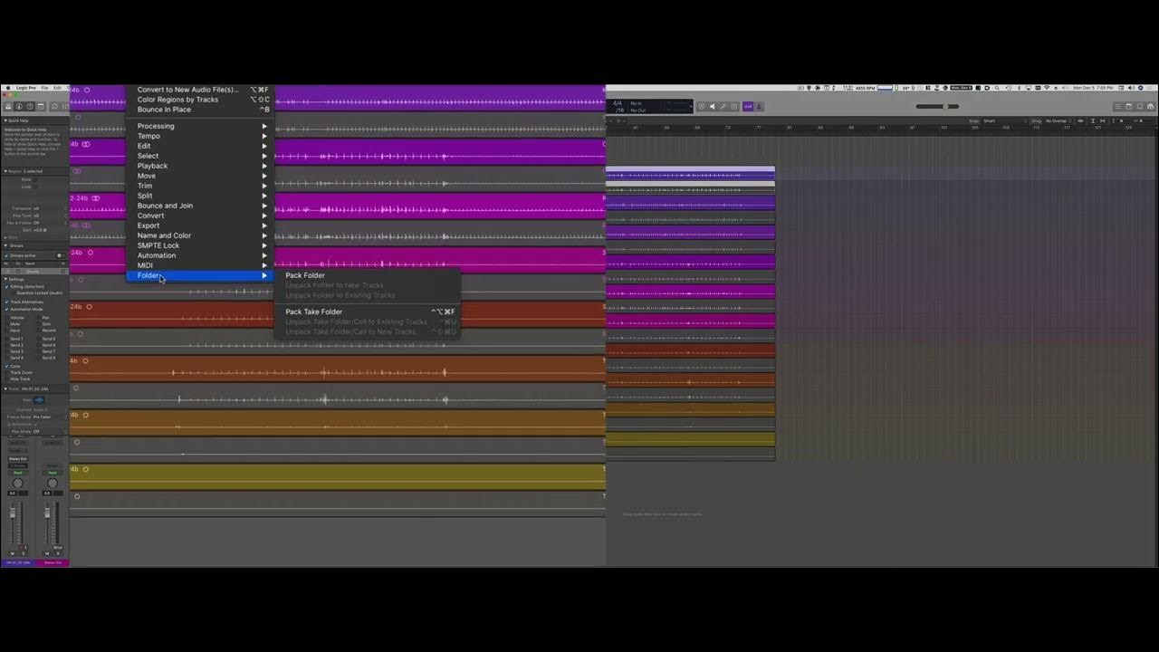 Exporting Playlists form PT to Logic Pro X and Comping in Logic Pro - Updated Version - YouTube