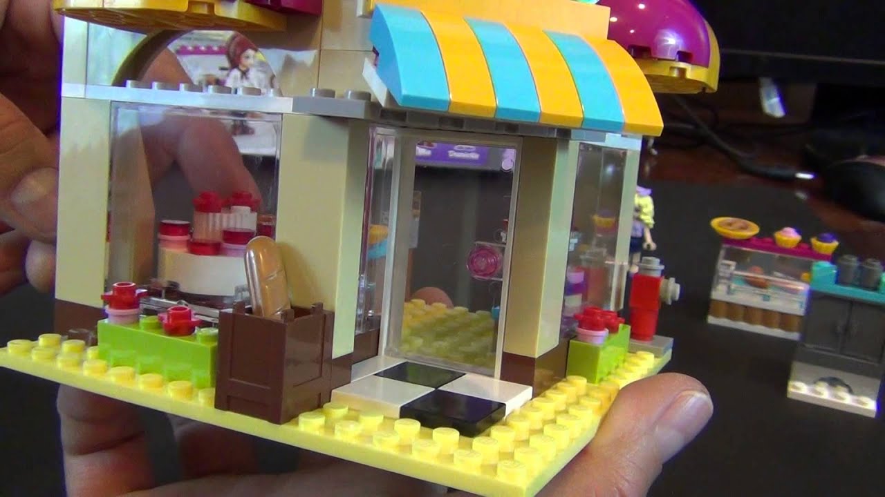 Review - Lego Friends Downtown Bakery Set #41006 - YouTube
