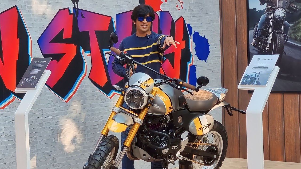 All New 2023 TVS Ronin 225 Scrambler Walkaround Review | Launch | TVS ...