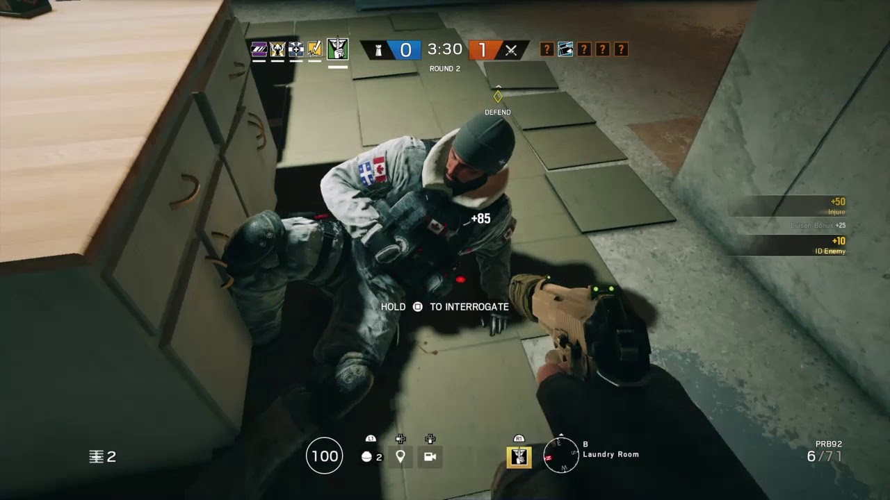 Rainbow Six Siege Caveira Gameplay - YouTube