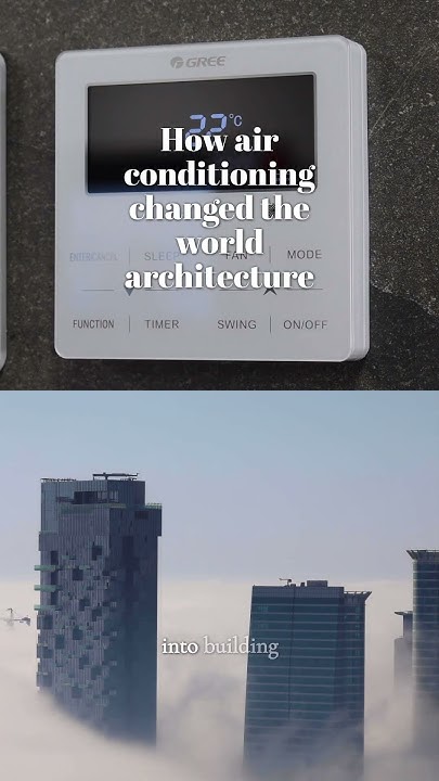 How air conditioning changed the world architecture #shorts # ...