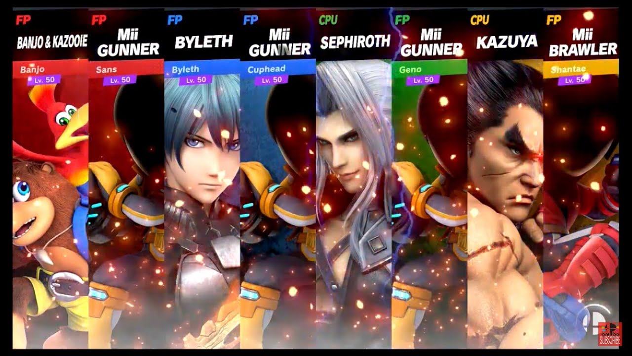 Super Smash Bros Ultimate Amiibo Fights – Kazuya & Co #247 4 team ...