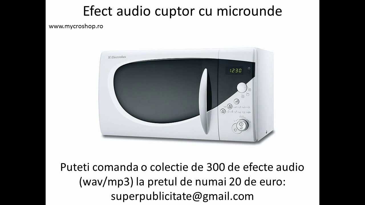 Microwave sound effects - Efect audio cuptor cu microunde - YouTube