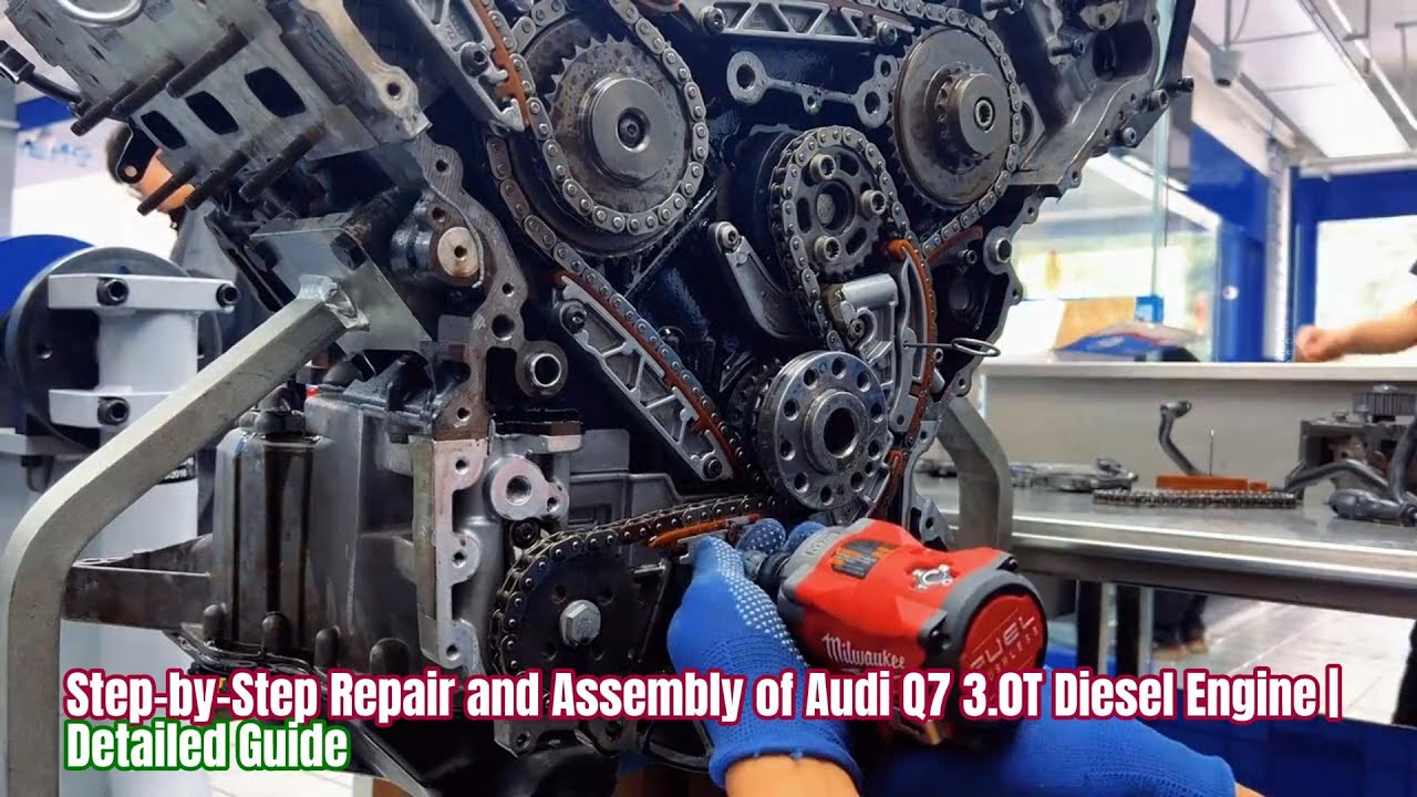 Step-by-Step Repair and Assembly of Audi Q7 3.0T Diesel Engine ...