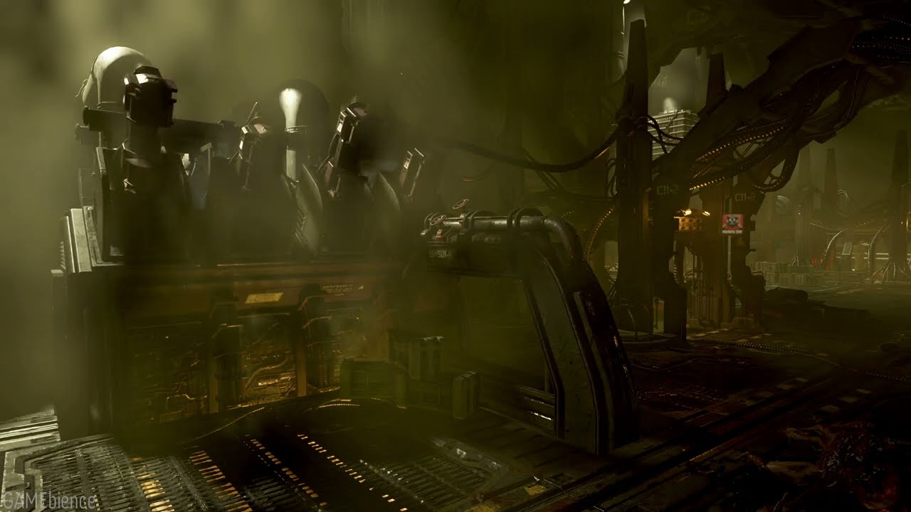 3 Hour - Dead Space Remake - Engine Room Pistons Ambience - YouTube