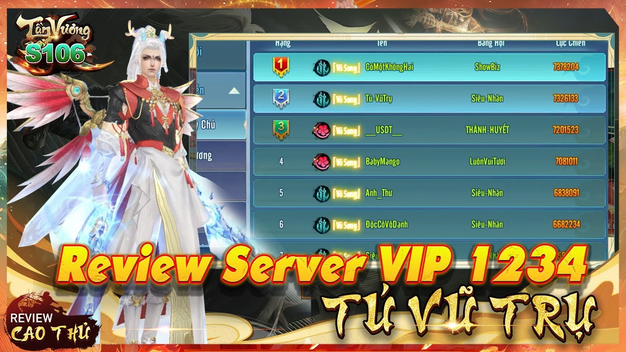 Review server VIP S1234 - Tú-VũTrụ - YouTube