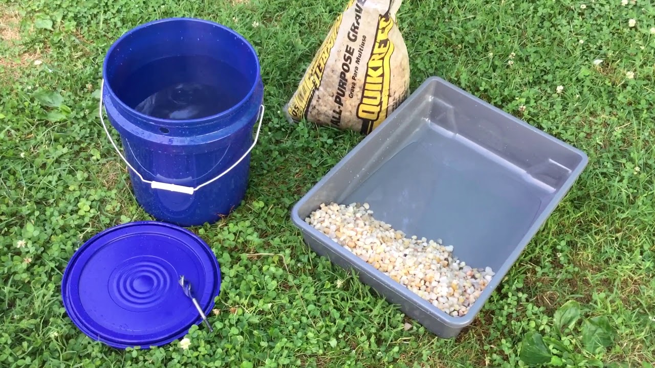 Bees getting in the pool? Homemade bee waterer - YouTube