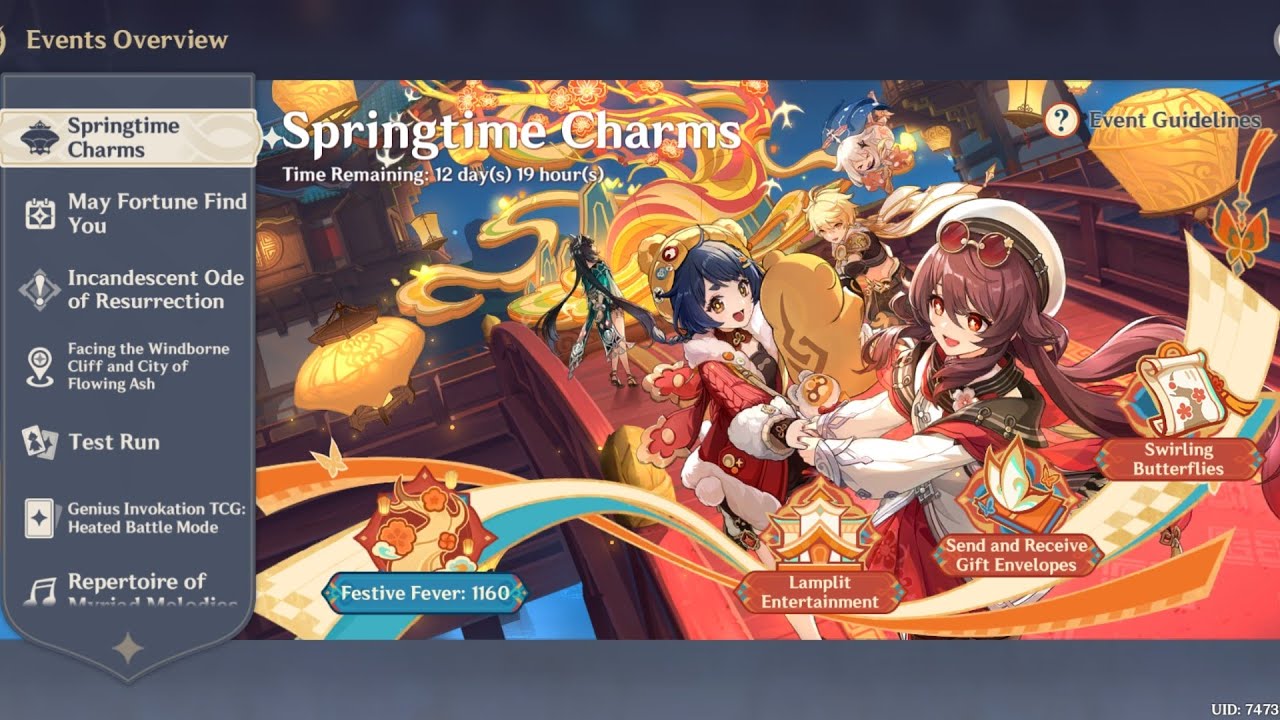 Springtime Charms [part 4] Lantern Rite in Liyue Harbor 2025 #genshin ...