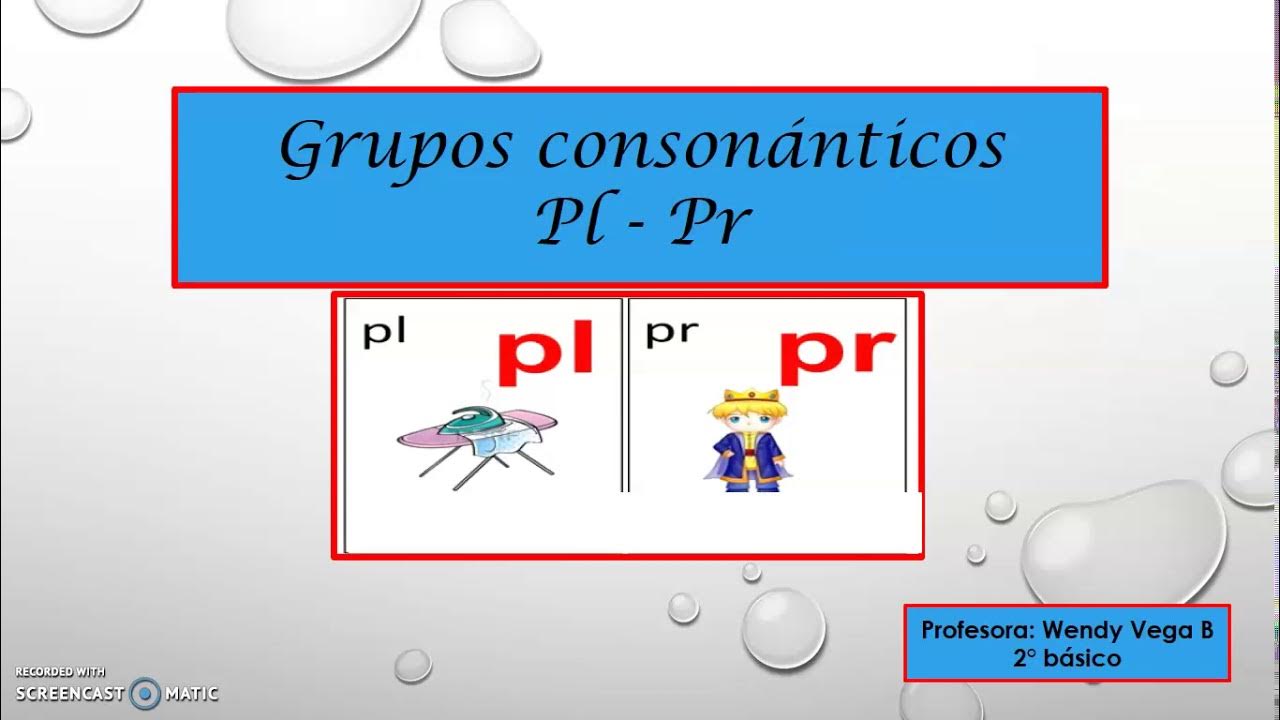 Grupos consonánticos Pl- Pr. Lenguaje. 2° básico.18/03/2021 - YouTube