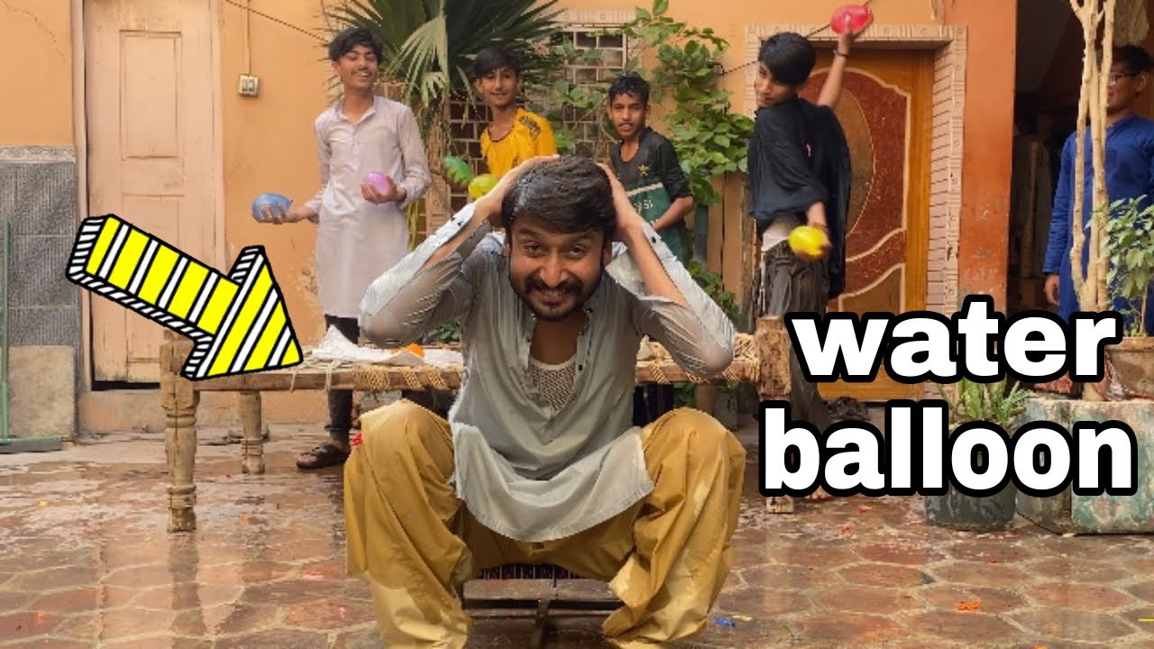water balloon fight prank || water balloon challenge || water balloon ...