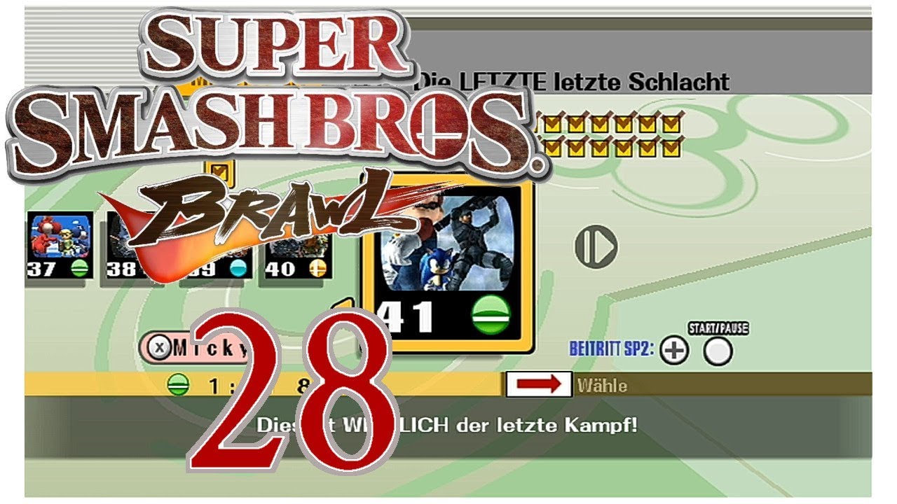 [ENDE] #28 Super Smash Bros. Brawl ⚔️ Mission Complete (2/2)[Deutsch ...