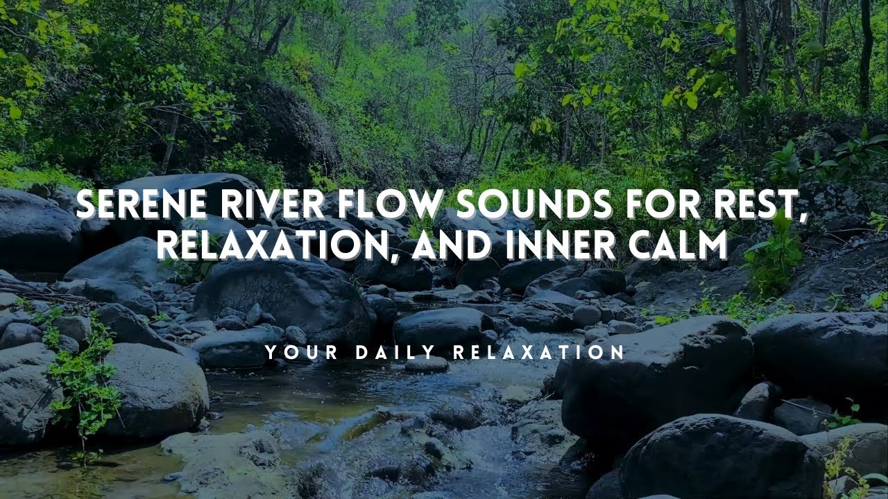 Serene River Flow Sounds for Rest, Relaxation, and Inner Calm - YouTube