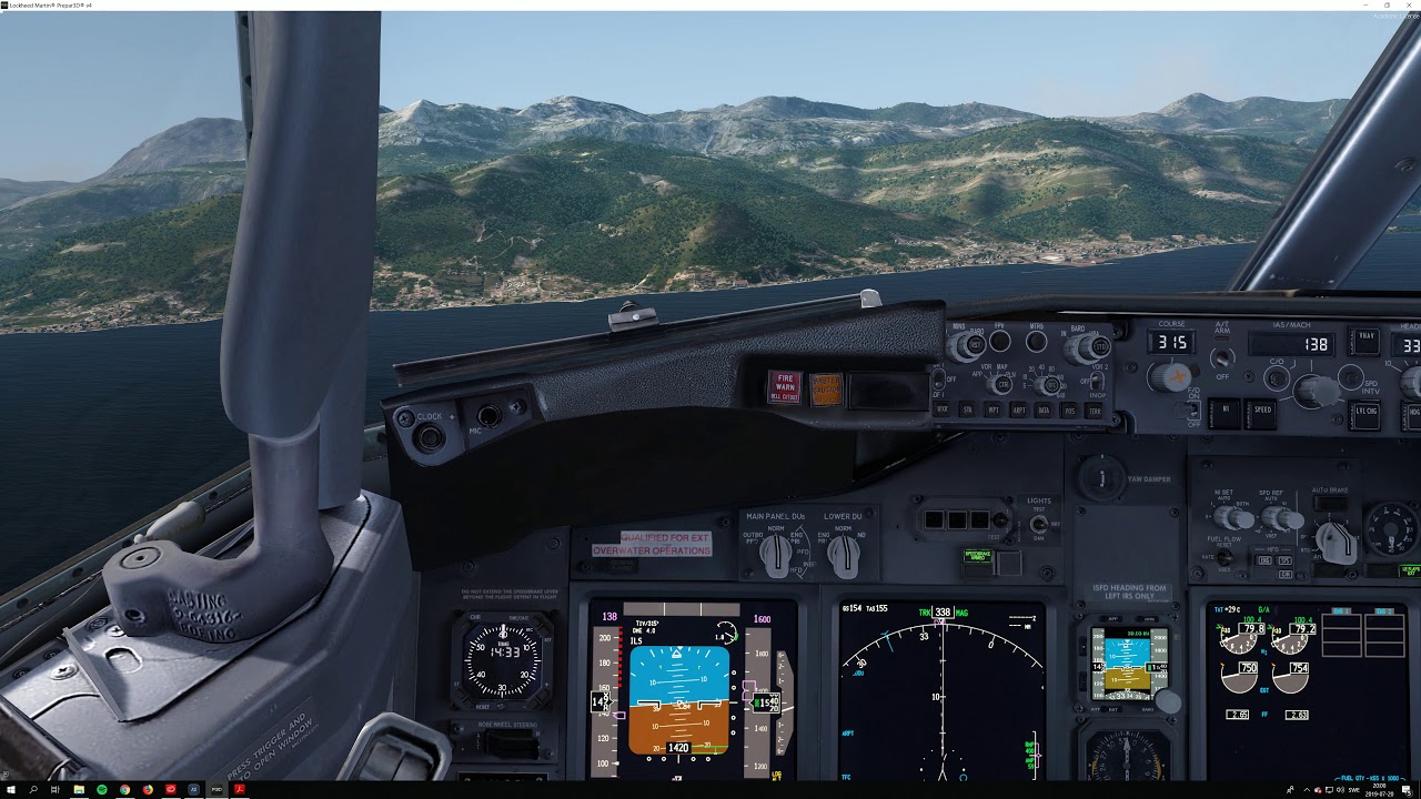 4K | Prepar3D 4.5 | B738 | NDB RWY 14 Circling @ Tivat LYTV - YouTube