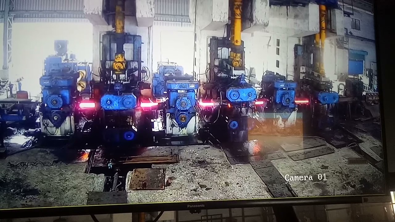 This is how material break in roughing stands rolling mill - YouTube