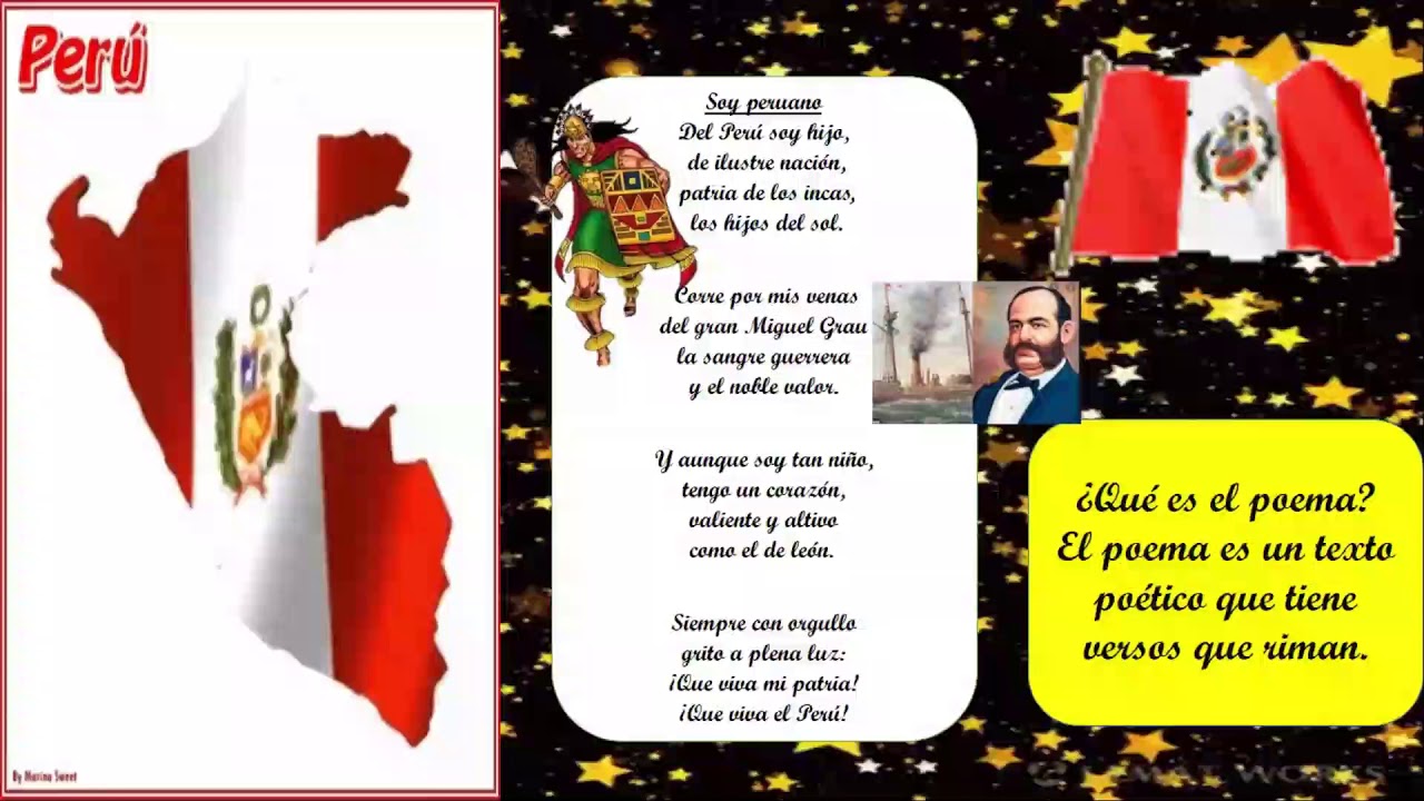 Poema a mi patria Perú y letra N - YouTube