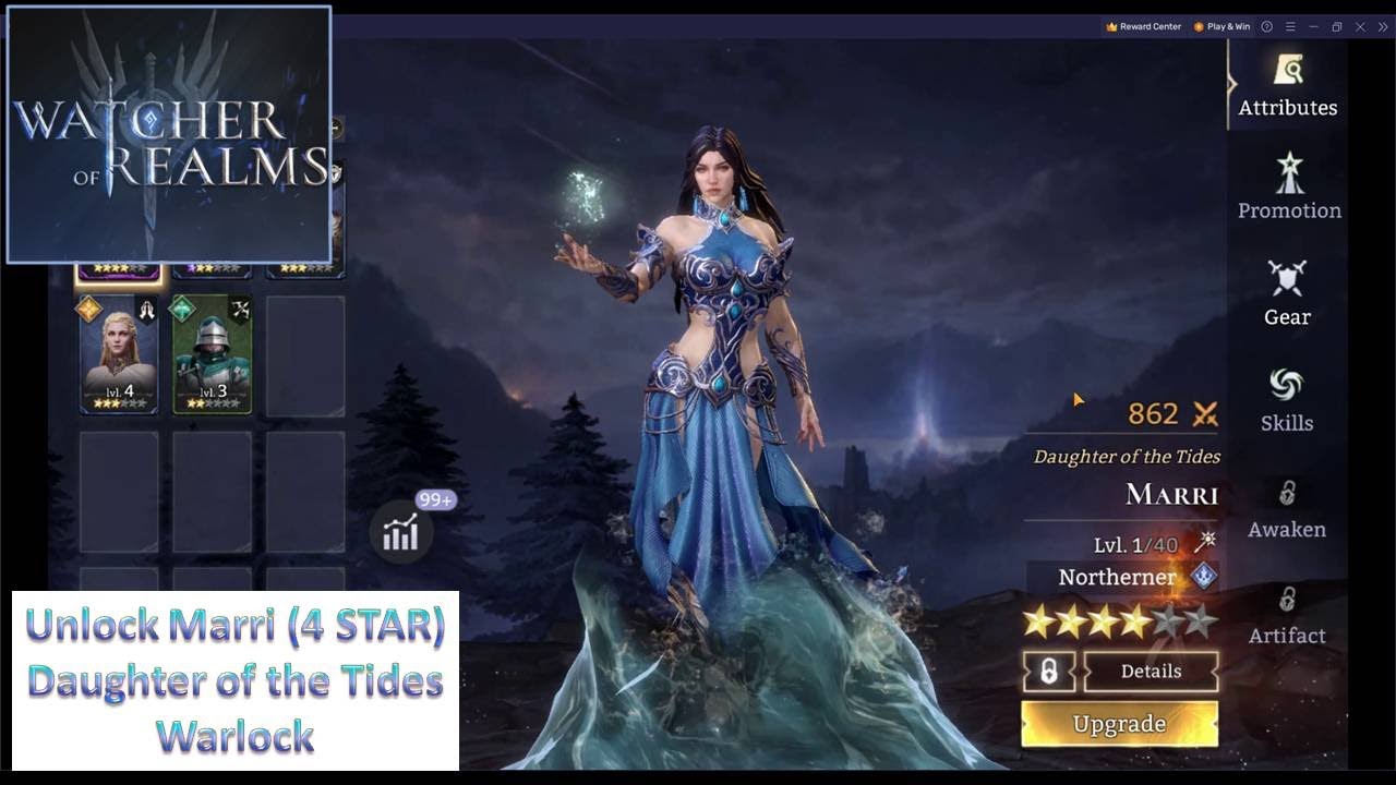 Watcher of Realms - Unlock Marri (Epic, 4 STAR, Northerner, Warlock ...