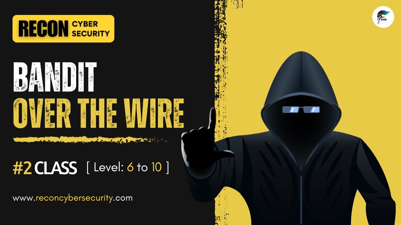 Bandit Level 6 to 10 | Over The Wire | Recon Cyber Security - YouTube