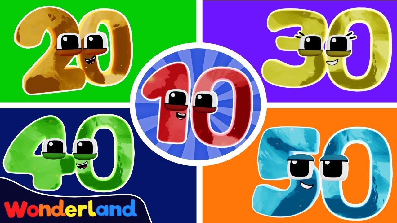 Wonderland The Number Express - Counting 50 to 100 - YouTube