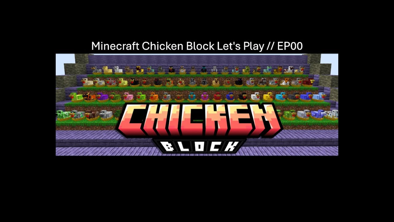 Getting Started - Minecraft Chicken Block Let's Play // EP01 - YouTube