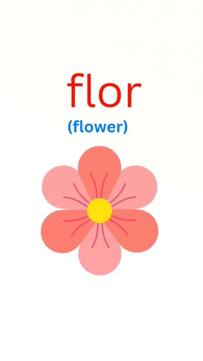 How to say / pronounce flower in Spanish -flor- - YouTube